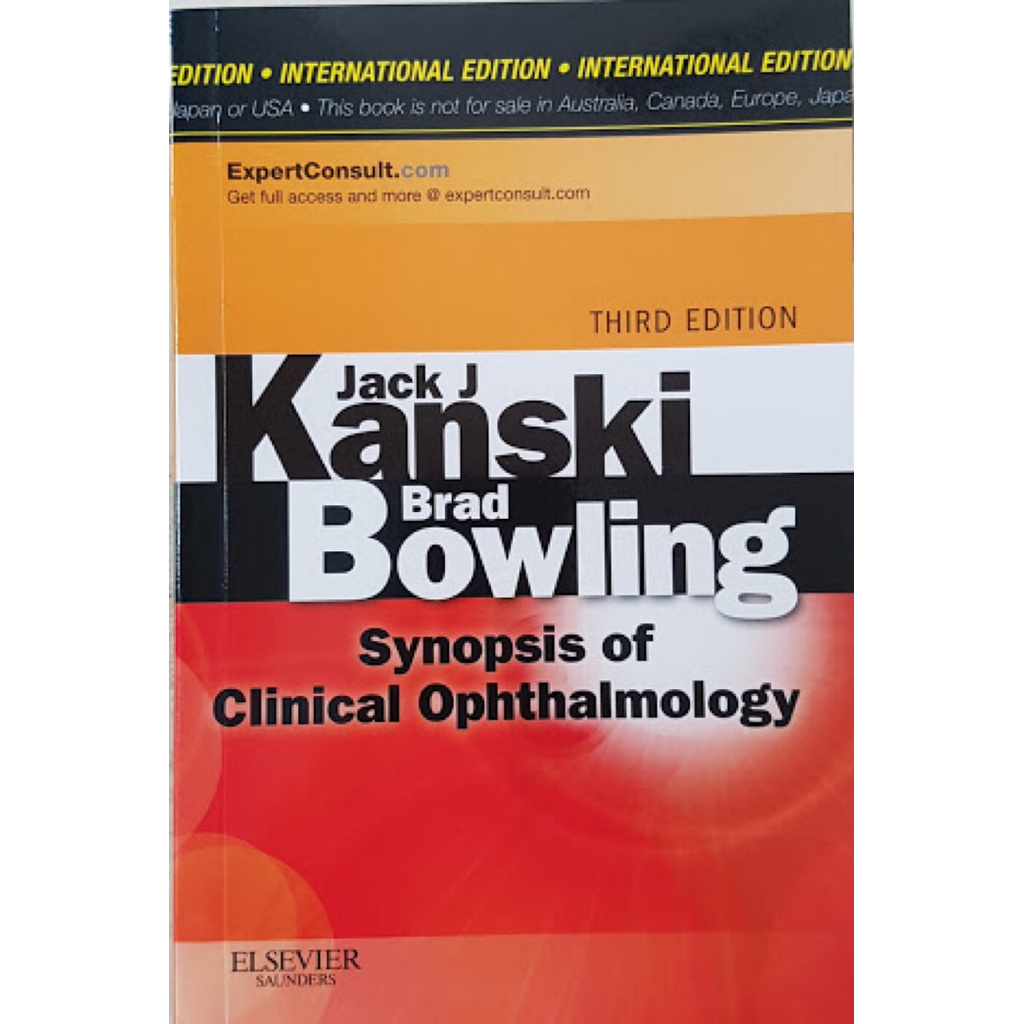 Jual Kedokteran Kanski and Bowling Synopsis of Clinical Ophthalmology ...