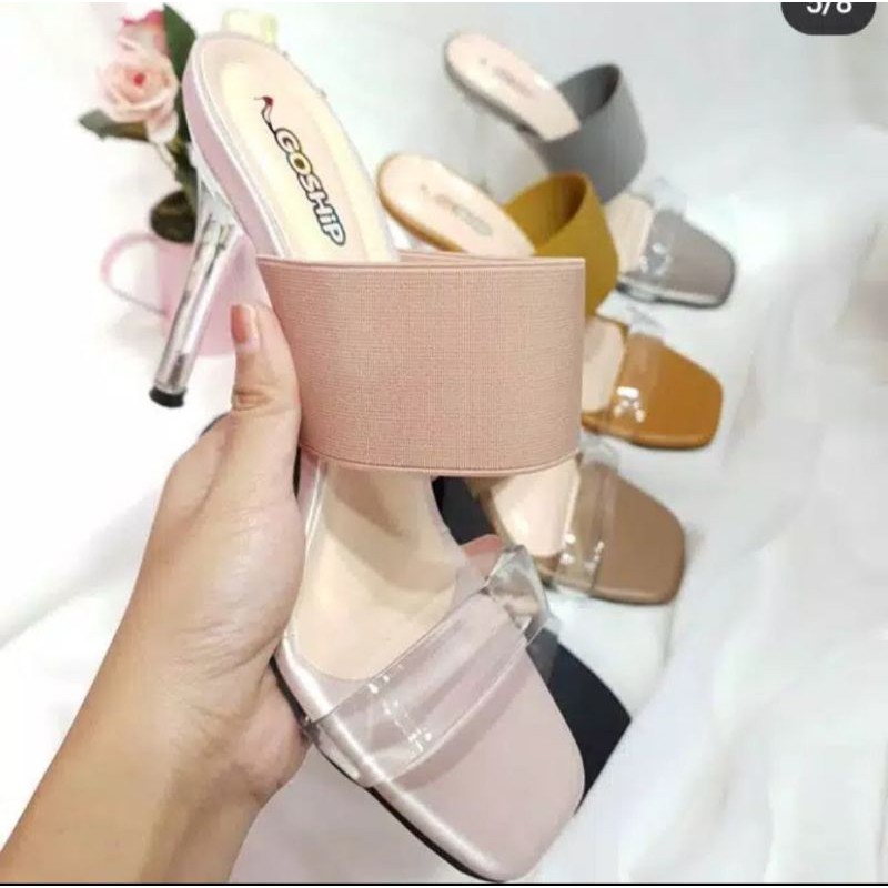 Jual SALE!!! HIGH HEELS KACA 10CM ( GOSHIP / DUNIA) | Shopee Indonesia