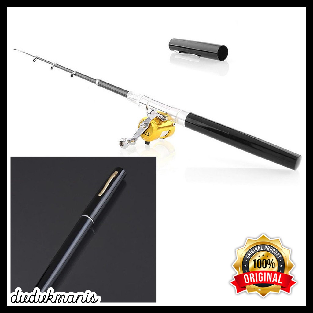 Jual Alat Pancing Pena Pen Fishing Set Tongkat Joran Ikan Portable OLA ...
