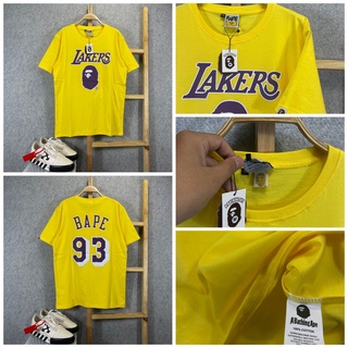Jual Kaos Bathing Ape Bape x Bulls Lakers Celtic Warriors Spurs Premium ...