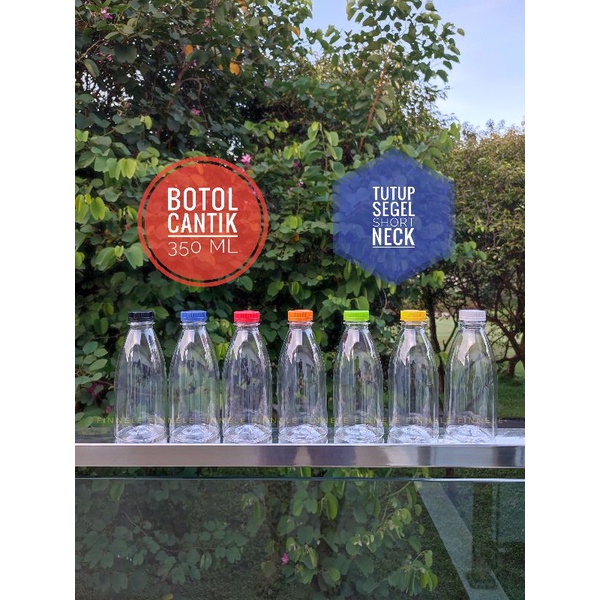 Jual Botol Cantik 350 ml Botol Plastik 350ml Botol Valencia Short Neck ...