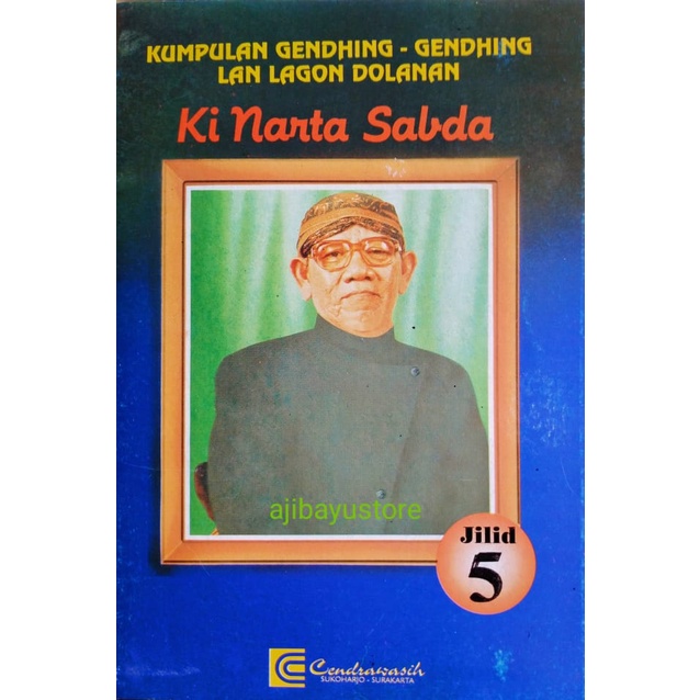 Jual BUKU KI NARTO SABDO KUMPULAN GENDHING-GENDHING LAN LAGON DOLANAN ...