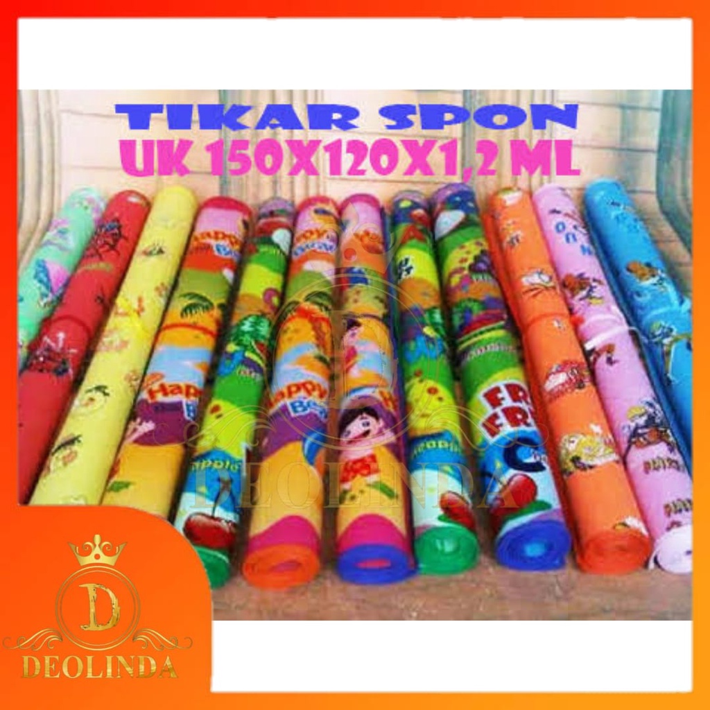 Jual Karpet spons / tikar plastik lantai motif karakter matras ...