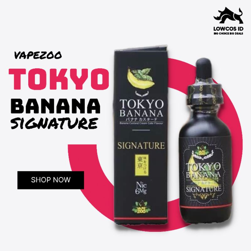 Jual Lowcos Id Liquid Tokyo Banana Signature 60ml | Shopee Indonesia