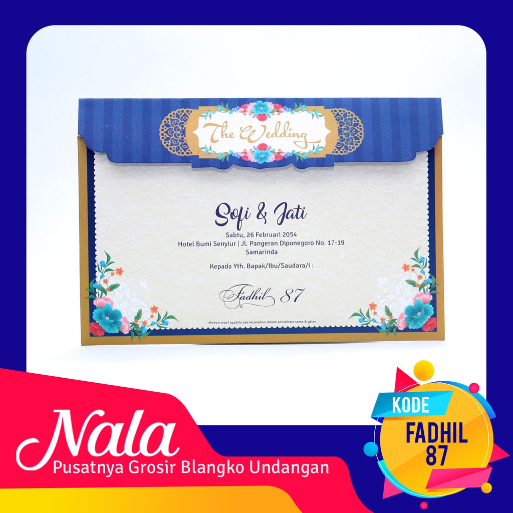 Jual Undangan Blangko Fadhil 87 Isi 100 Lembar Harga Murah | Shopee ...