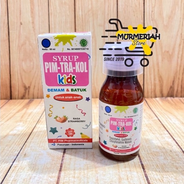 Jual Pim-Tra-Kol KIDS Sirup 60 ml-Syrup Pimtrakol Obat Batuk Pilek ...