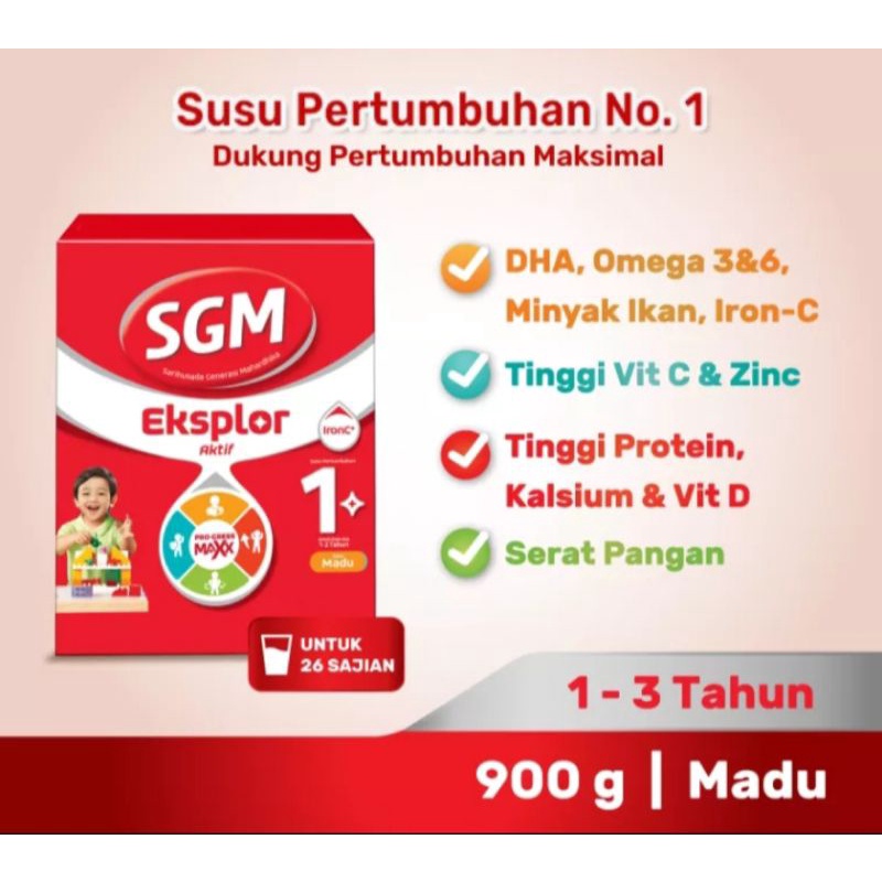 Jual Sgm Eksplor 1 plus Madu 900g | Shopee Indonesia