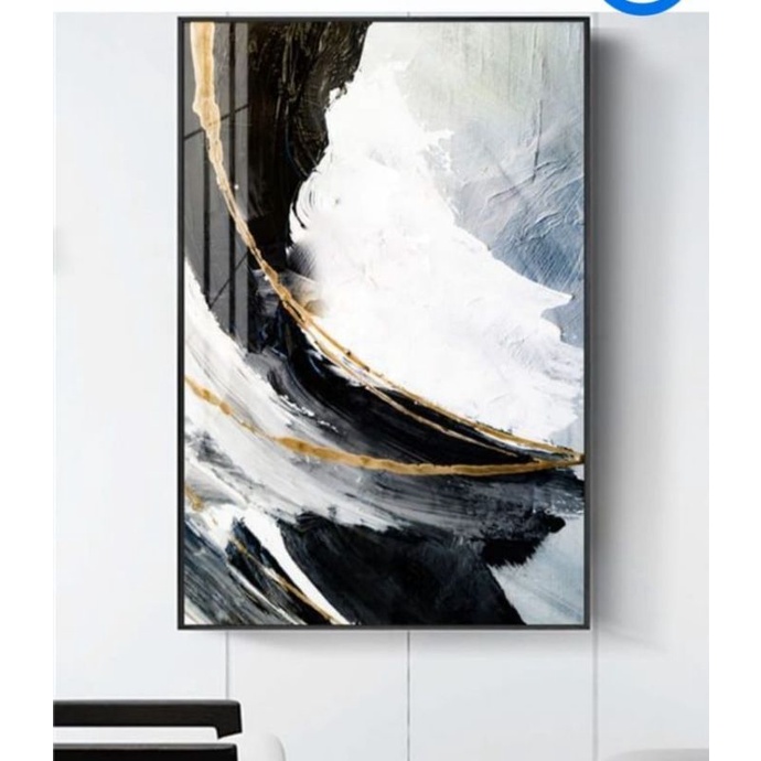 Jual lukisan dinding abstrak minimalis modern art | Shopee Indonesia