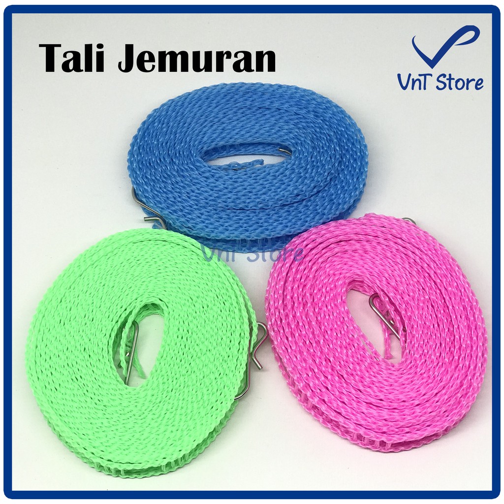 Jual Tali Jemuran Baju Panjang 5 Meter Kuat Praktis | Shopee Indonesia