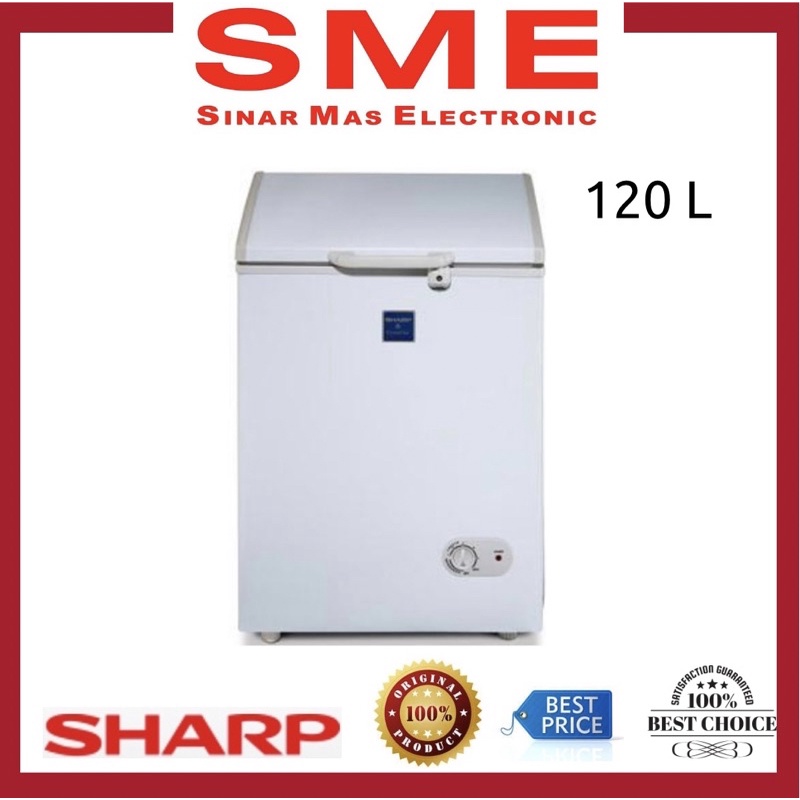 Jual Chest Freezer Box Daging Frozen Food 120L SHARP | Shopee Indonesia