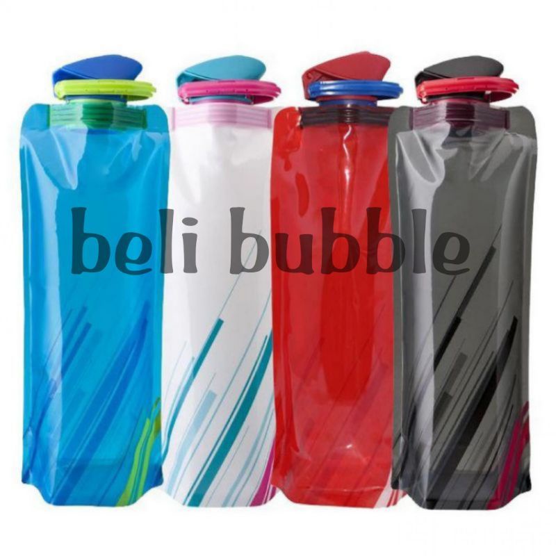 Jual TaffSPORT Botol Minum Lipat Camping Hiking Drinking Bottle 700ml ...