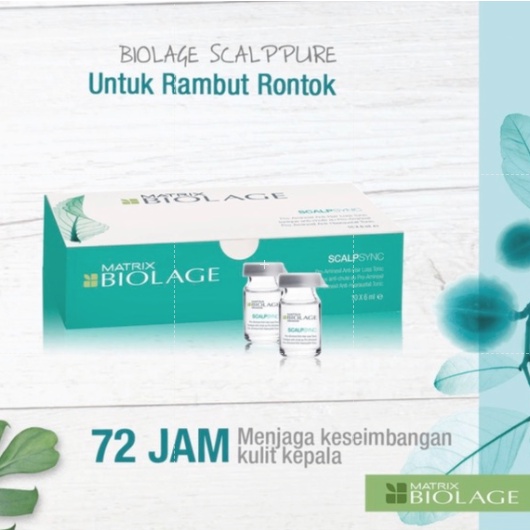 Jual AMINEXIL - Matrix Biolage Aminexil 1 BOX (10 Ampul) / 0.5 BOX (5 Ampul) - Serum Penumbuh ...