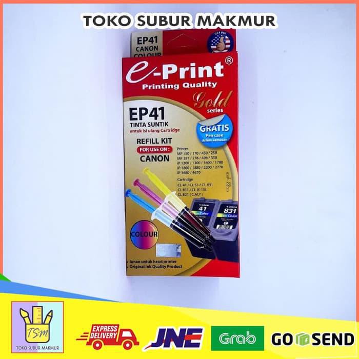 Jual ATK TINTA REFILL KIT PRINTER SUNTIK WARNA CANON ISI ULANG SERIES ...