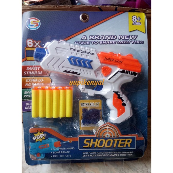 Jual PISTOL WATER GEL PLUS BUSA NERF | Shopee Indonesia