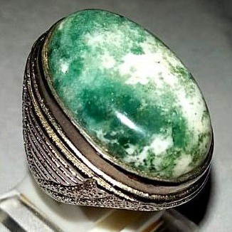 Jual cincin batu akik badar lumut halmahera kristal | Shopee Indonesia