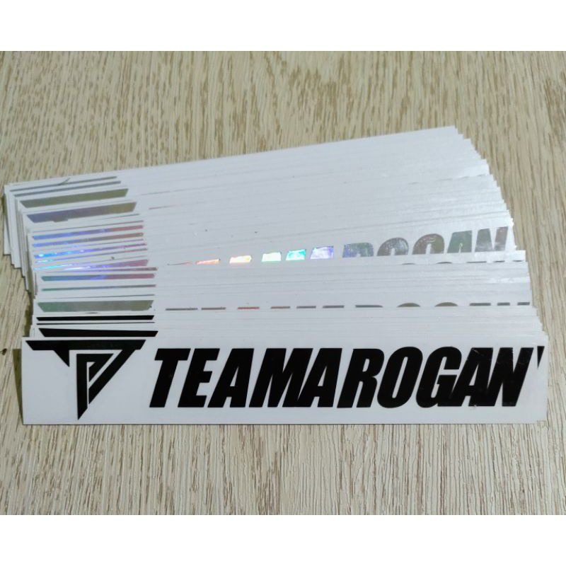 Jual stiker team arogan/stiker keren/cutting stiker/stiker viral ...