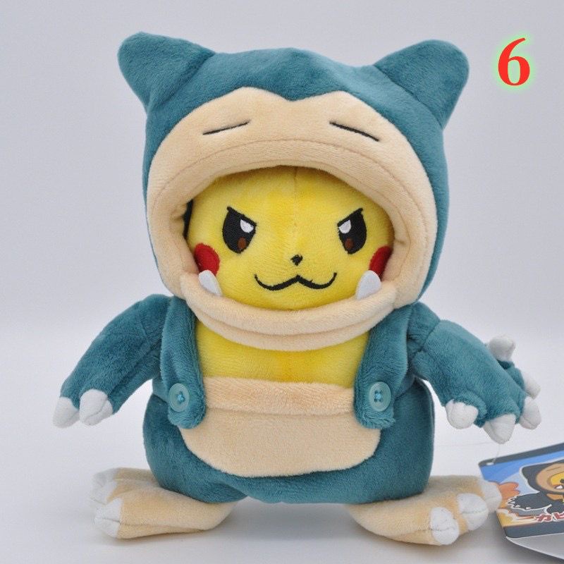 Jual Boneka Pikachu Snorlax 25-30cm Boneka Snorlax Pikachu Charizard ...