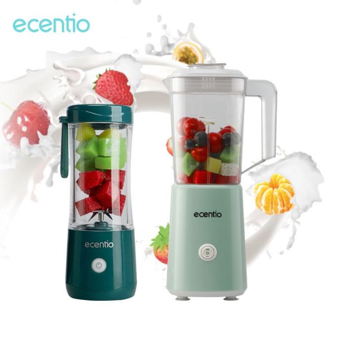 Jual ecentio Blender Juicer Portable USB Blender 1.2L/380ML 4/6 Mata Pisau | Shopee Indonesia