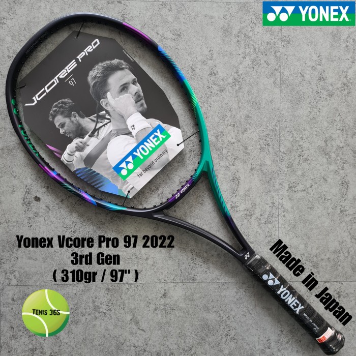 Jual Raket Tenis Yonex VCore Pro 97 2022 3rd Gen Green Purple (97 ...