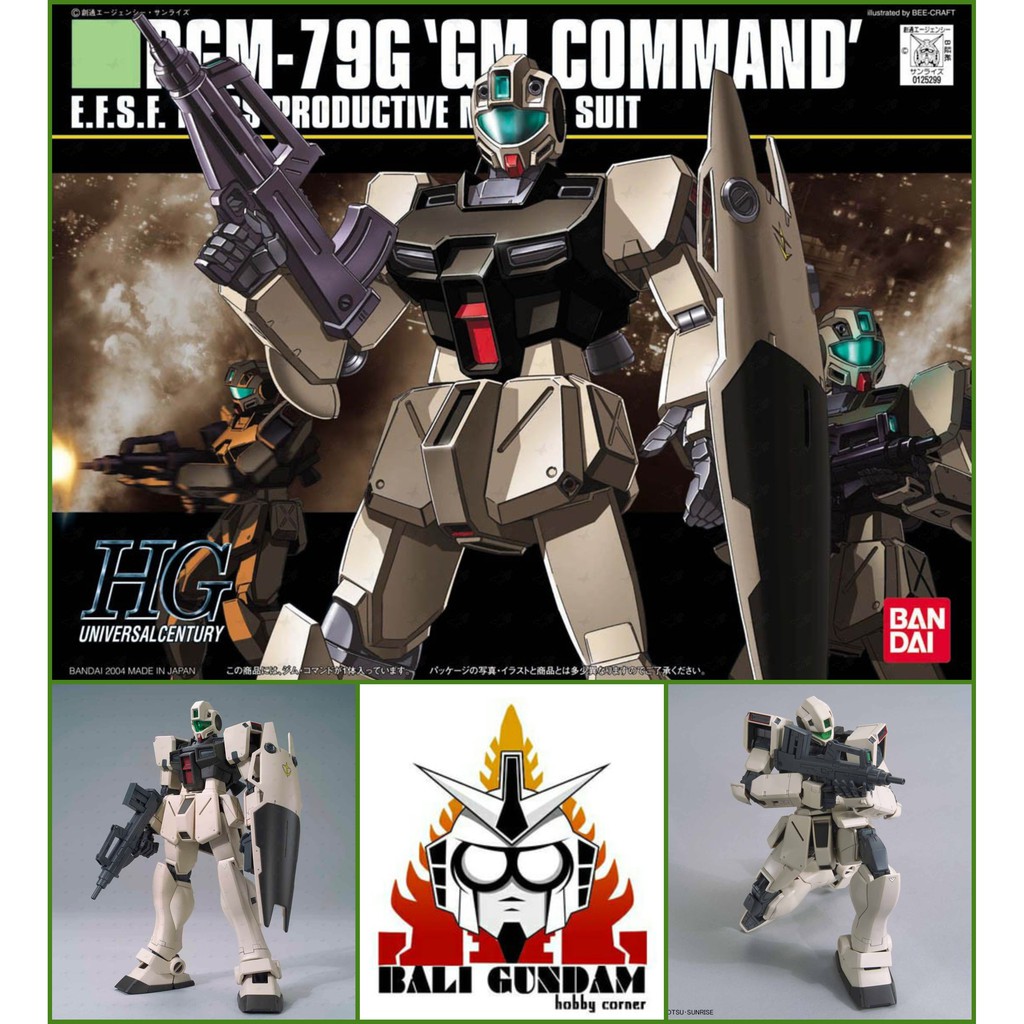 Jual HG 1/144 RGM-79G GM COMMAND COLONY TYPE Bali Gundam Hobby Corner Bandai Original | Shopee ...