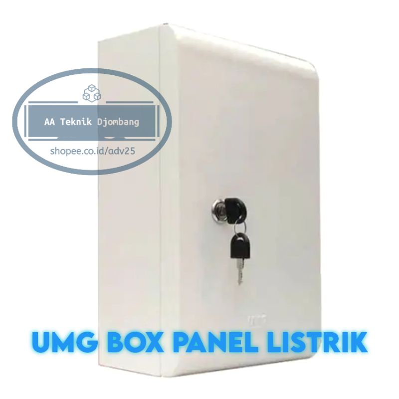 Jual UMG Box Panel Kabinet Powder Coating 40x60x20 cm Kotak Oval Cream ...