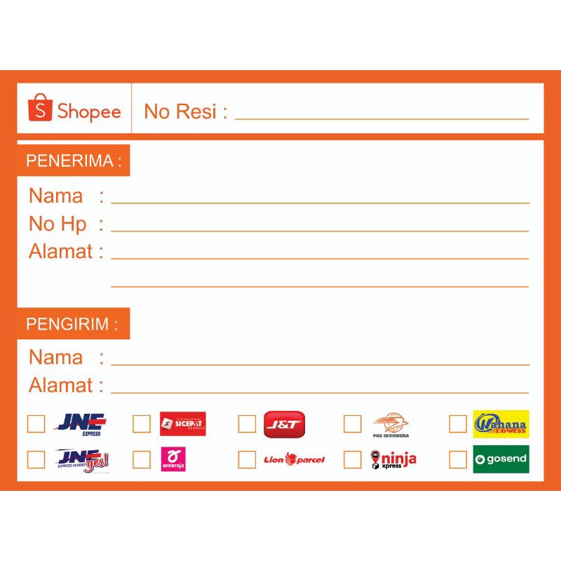 Jual STIKER LABEL PENGIRIMAN SHOPEE | Shopee Indonesia