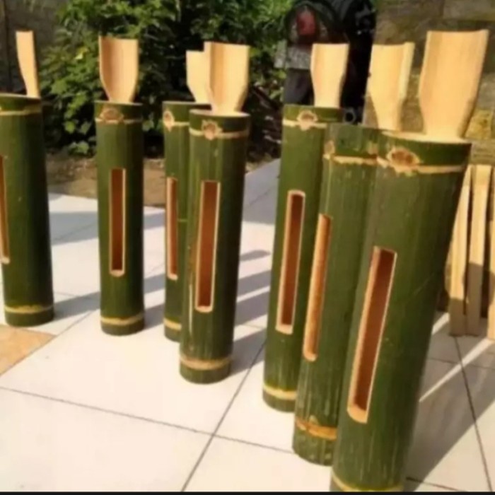 Jual Diskon kentongan bambu kentungan bambu gantung | Shopee Indonesia