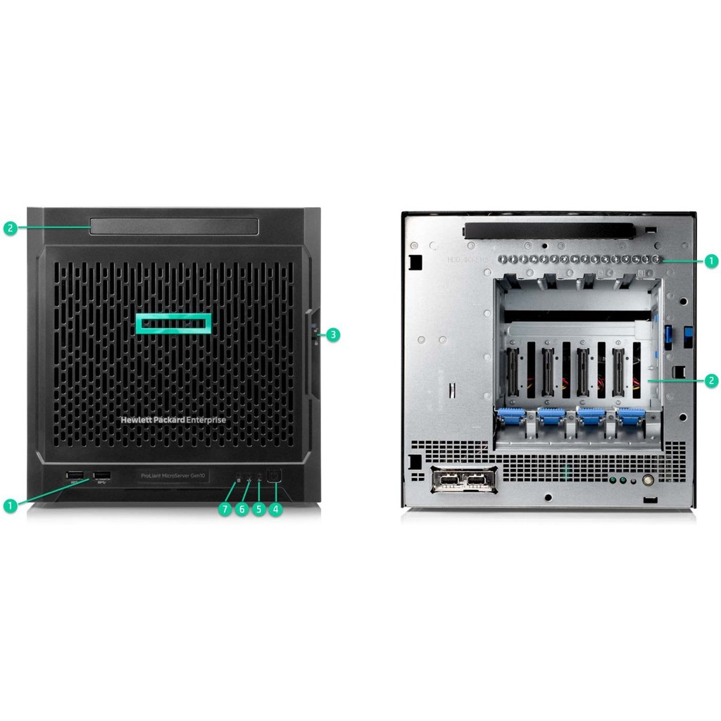 Jual Server HP ProLiant MicroServer G10 AMD X3421 Ram 8Gb Hdd 1Tb ...