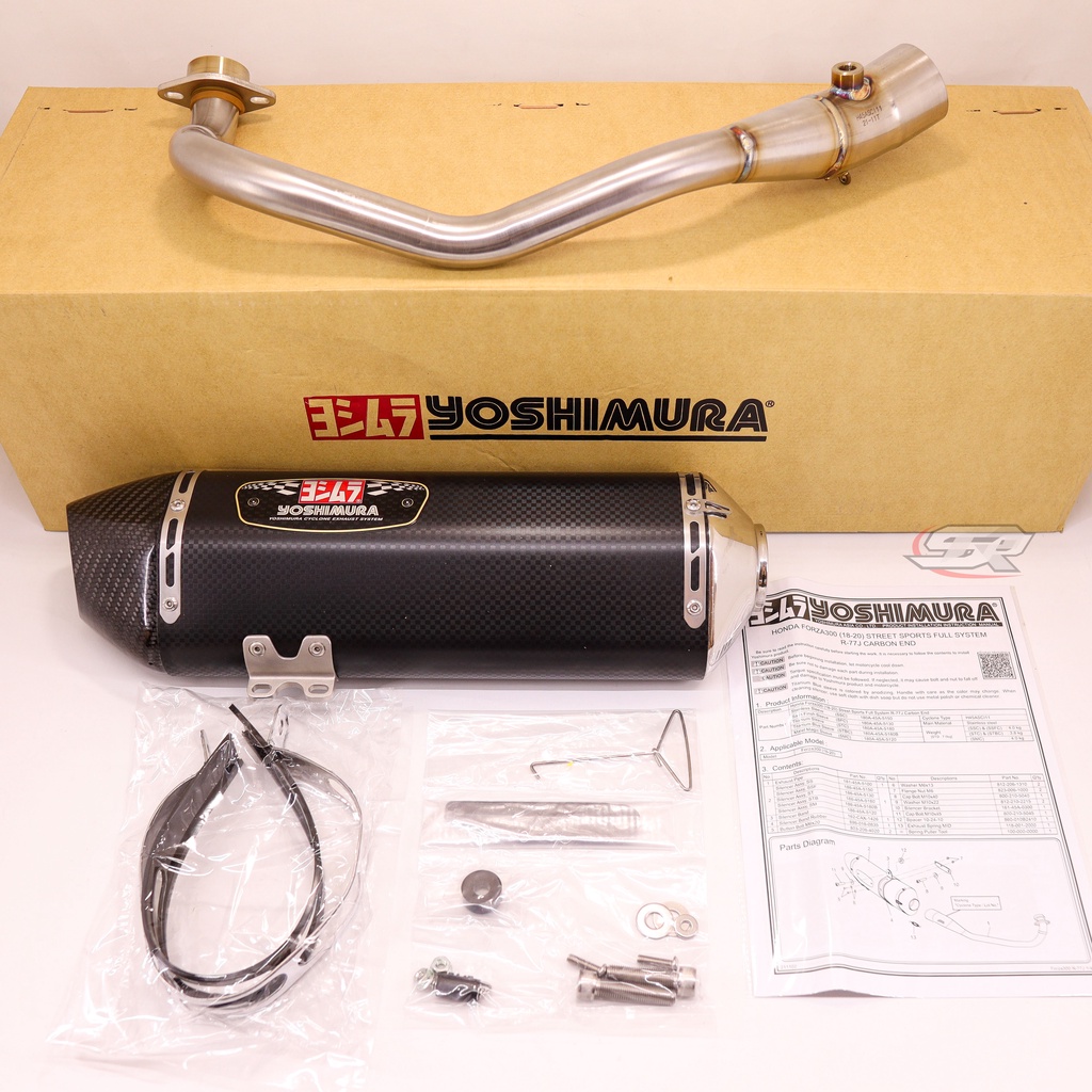 Jual KNALPOT YOSHIMURA HONDA FORZA 250/300 FULLSYSTEM ORIGINAL | Shopee ...