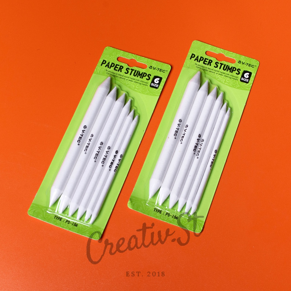 Jual V-TEC Paper Stump Paper Pencil Dusel Tortillon Set Pp-156 | Shopee ...