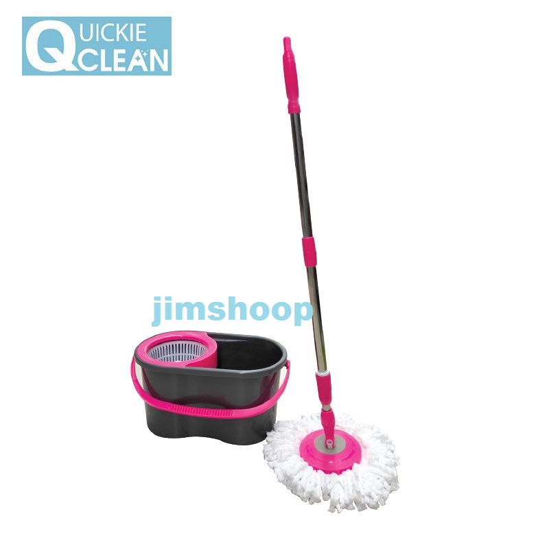 Jual spin mop lantai ZT22 quickie clean mini / pel lantai / pel lantai putar / mop / set pel ...