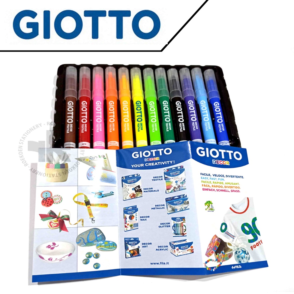 Jual Giotto Decor Textile Spidol Kain | Shopee Indonesia