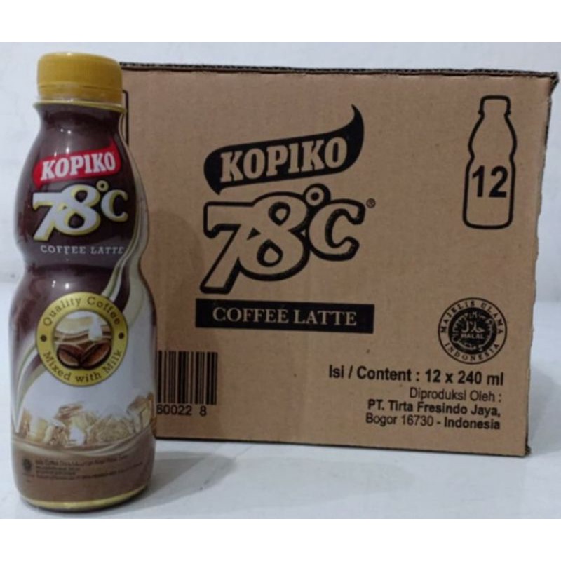 Jual Kopiko 78C per karton isi 12 botol @ 240ml | Shopee Indonesia
