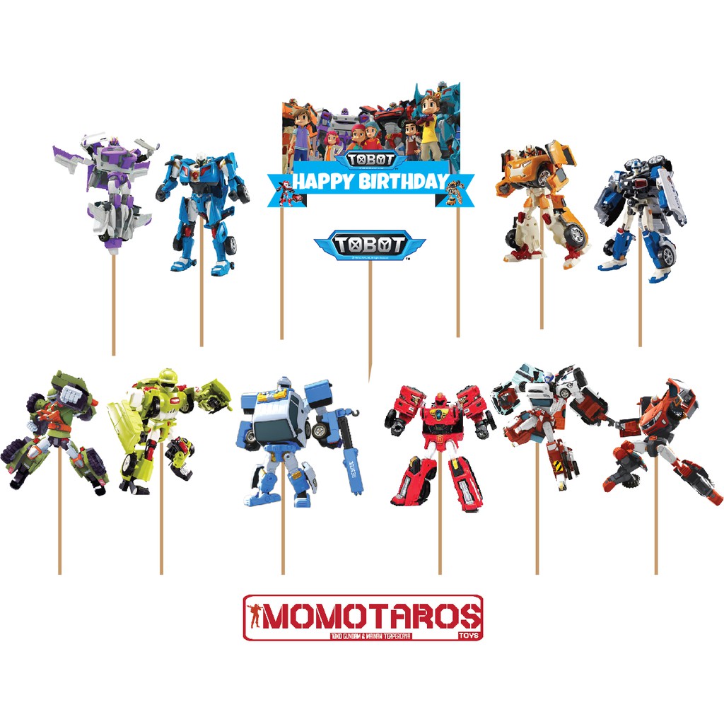 Jual Topper Cake Tobot | Shopee Indonesia