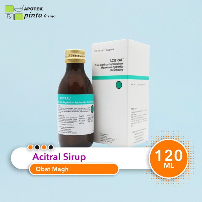 Jual Acitral Tablet & Sirup Obat Maag | Shopee Indonesia