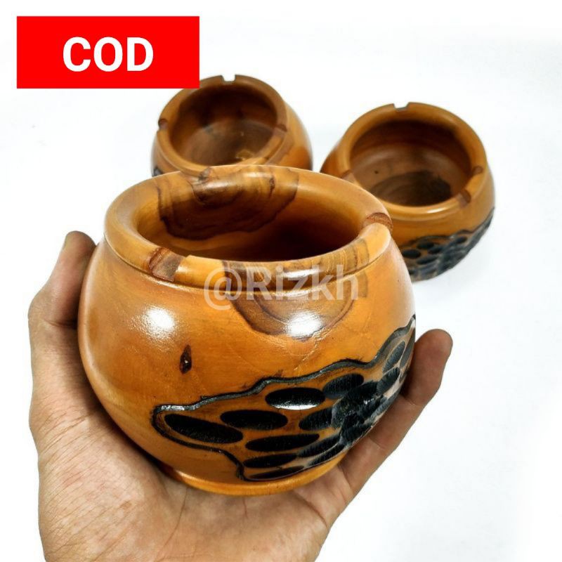 Jual Asbak Rokok Model Genuk Kayu Jati | Shopee Indonesia
