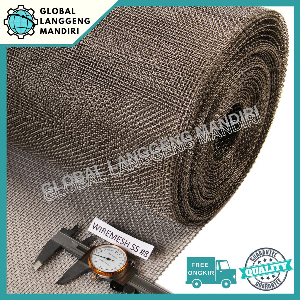Jual WIRE MESH 8 STAINLESS (304) 1MX1M / WIREMESH #8 AYAKAN STAINLESS ...