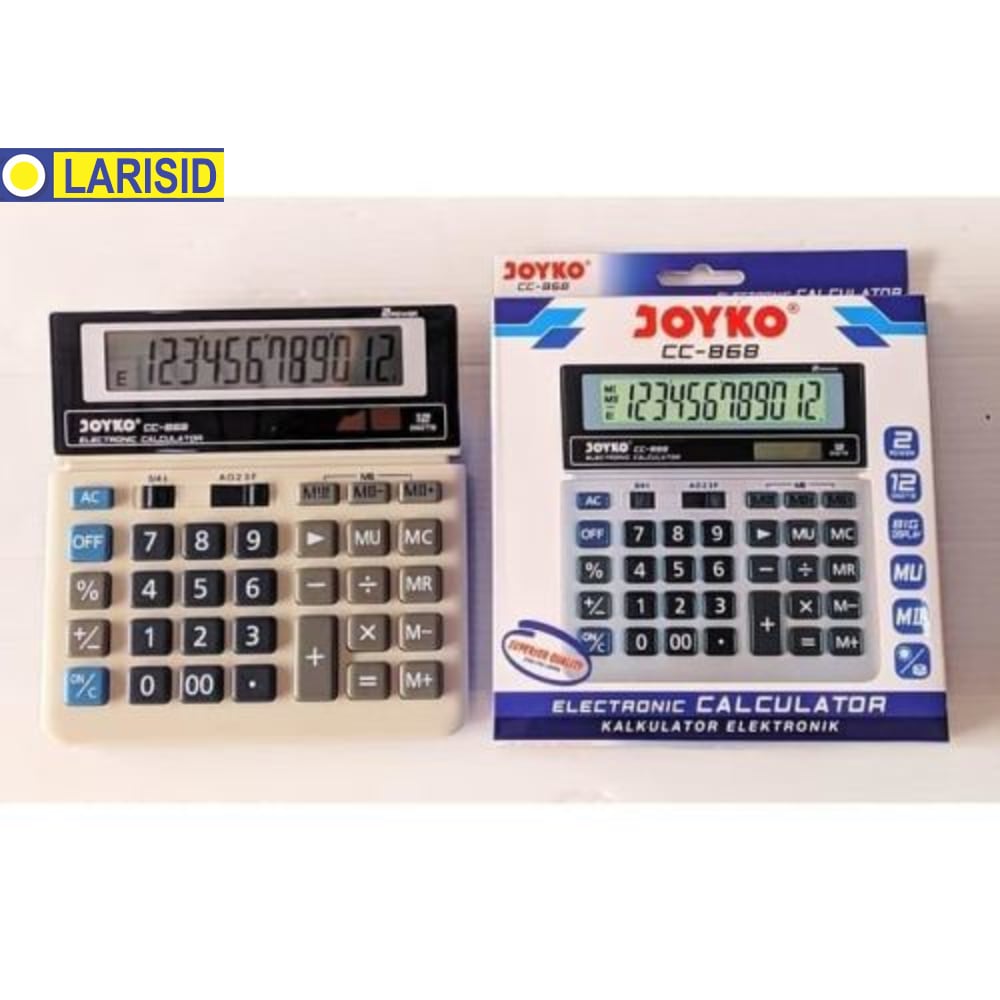 Jual KALKULATOR 12 DIGITS JOYKO CC-868 | Shopee Indonesia