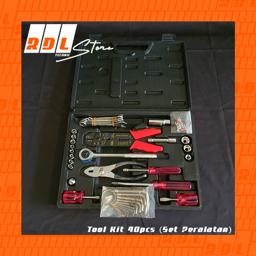 Jual Tool Kit 40pcs (Set Peralatan) | Shopee Indonesia