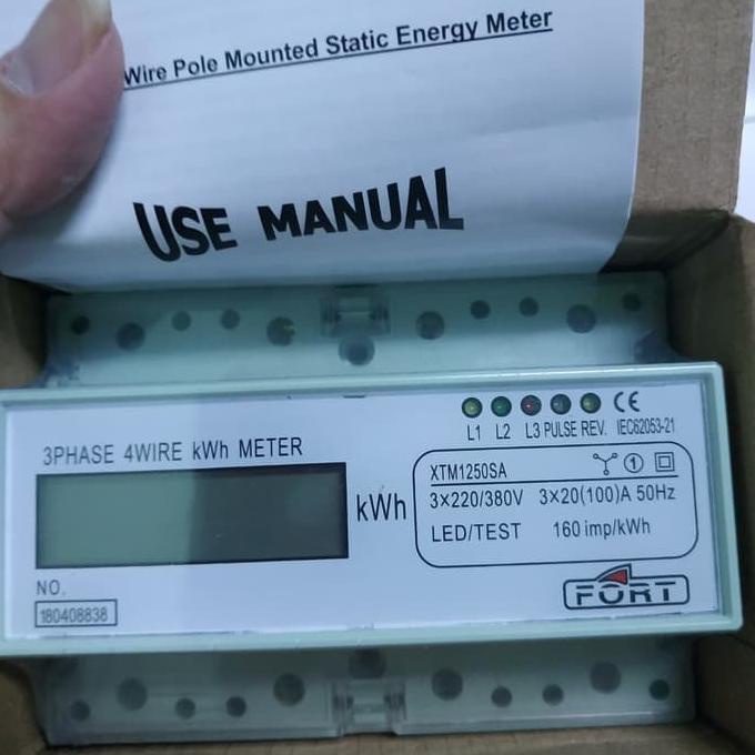 Jual Promo KWH METER 3 PHASE DIGITAL/KWH METER 3PHASE DIGITAL FORT Murah ada stock | Shopee ...