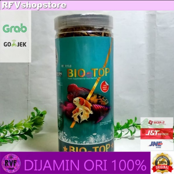 Jual BIO TOP BIOTOP 120Gr PAKAN MAKANAN IKAN HIAS ULAT HONGKONG ...