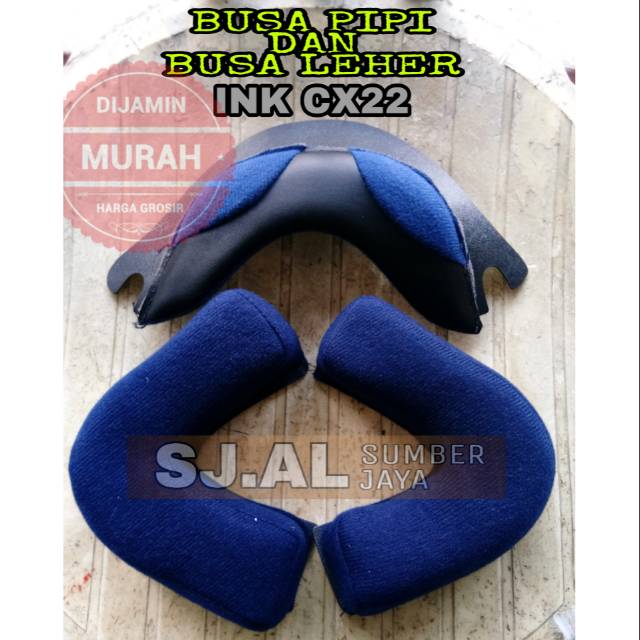 Jual PAKET EKONOMIS Busa helm ink cx22 cx 22 topi spon pipi samping dan ...