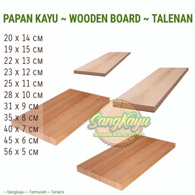 Jual Papan kayu mahoni Papan ambalan talenan properti foto kayu 560 ...