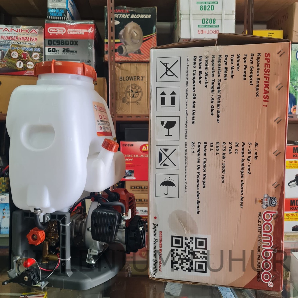 Jual Mesin penyemprot tekanan tinggi/ Hi pressure power sprayer Bamboo ...