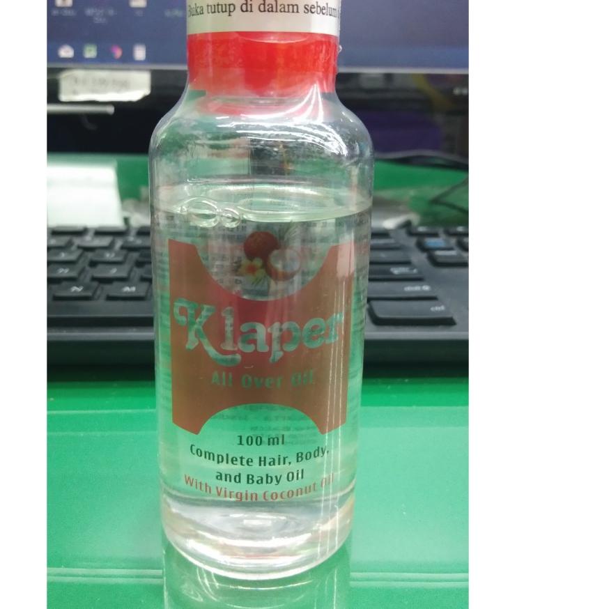 Jual KLAPER ALL OVER OIL WITH VIRGIN COCONUT OIL ISI 100 ml !! | Shopee ...