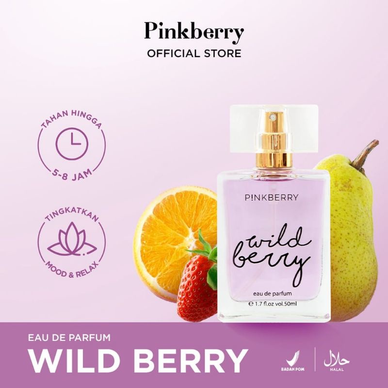 Jual Pinkberry Eau De Parfum Wild Berry 50 ml (ORI bergaransi) | Shopee ...