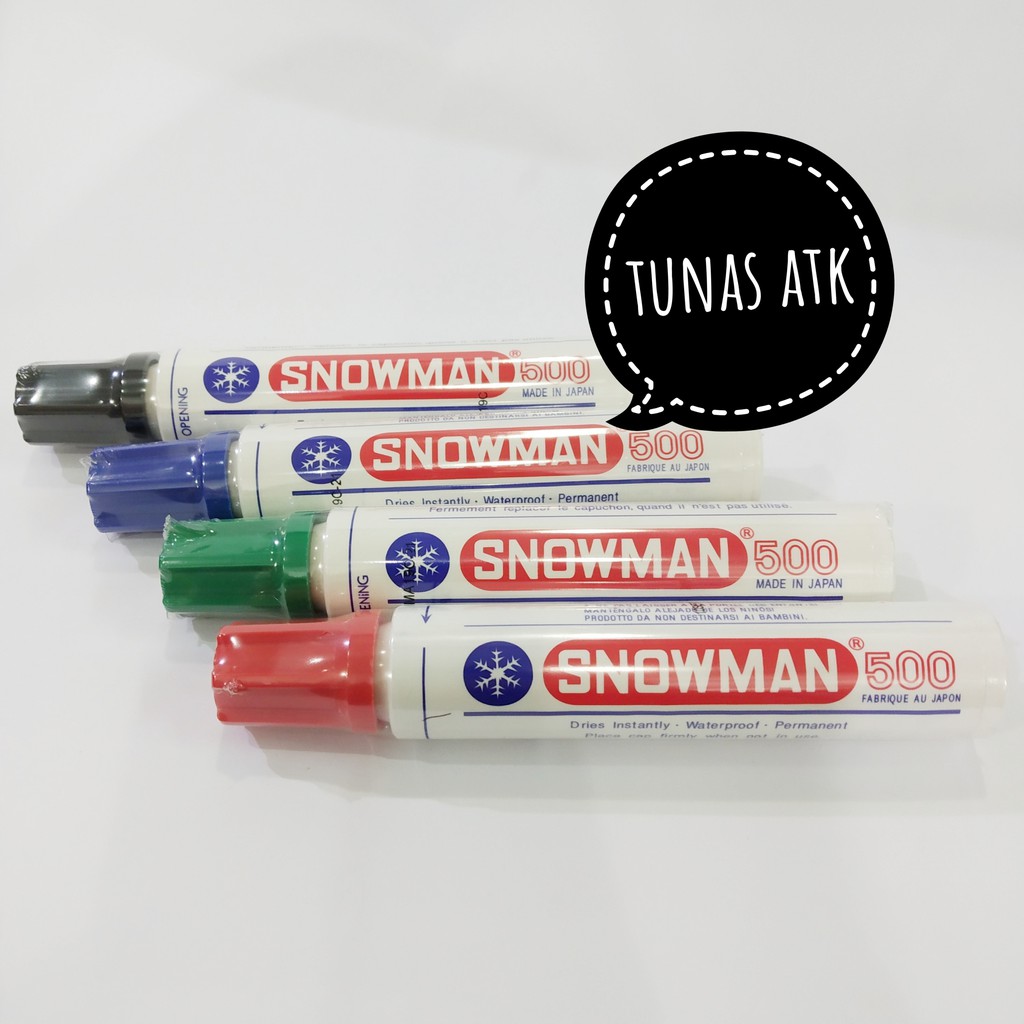 Jual SNOWMAN PERMANENT MARKER 500 | Shopee Indonesia
