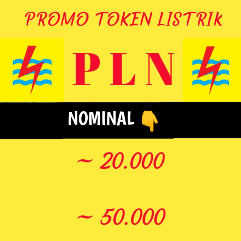 Jual PROMO TOKEN LISTRIK 20K 50K | Shopee Indonesia