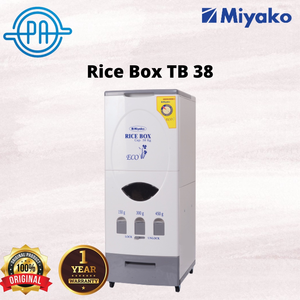 Jual Rice Box Miyako TB38 ( Tempat Beras ) / TB 38 | Shopee Indonesia