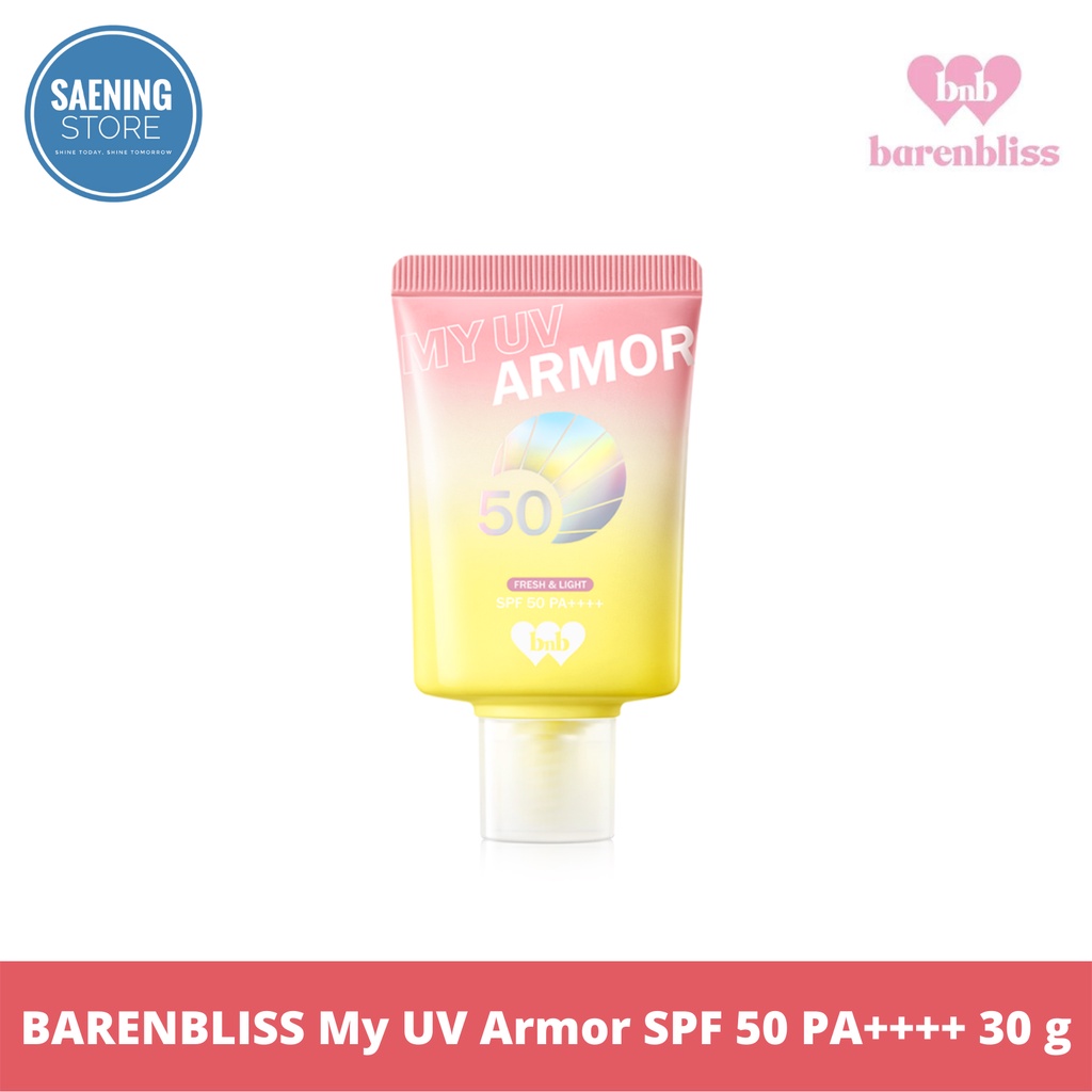 Jual BNB BARENBLISS My UV Armor SPF 50 PA++++ - Face Sunscreen gel Moisturizer | Shopee Indonesia